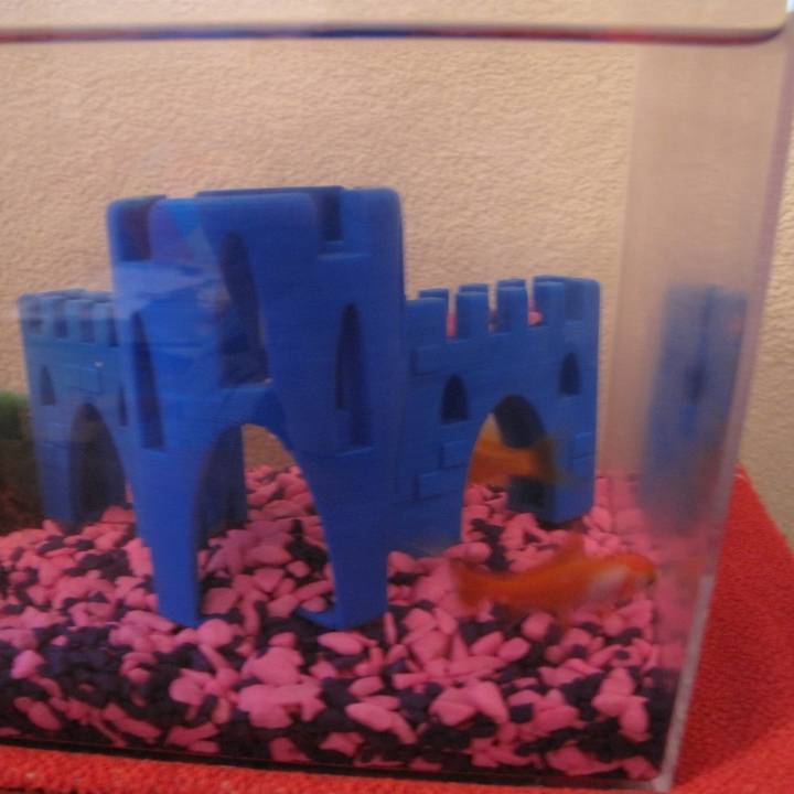 3D Printable Fish castle by Marco