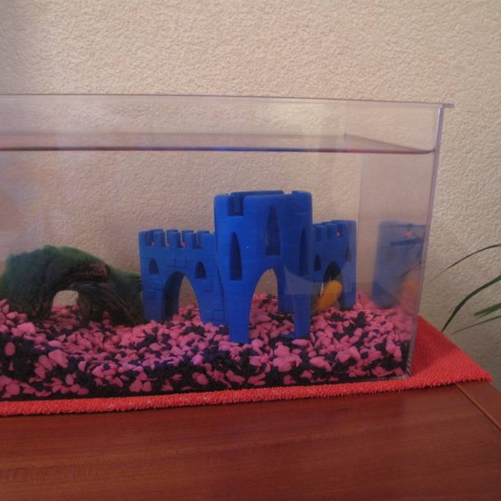 3D Printable Fish castle by Marco