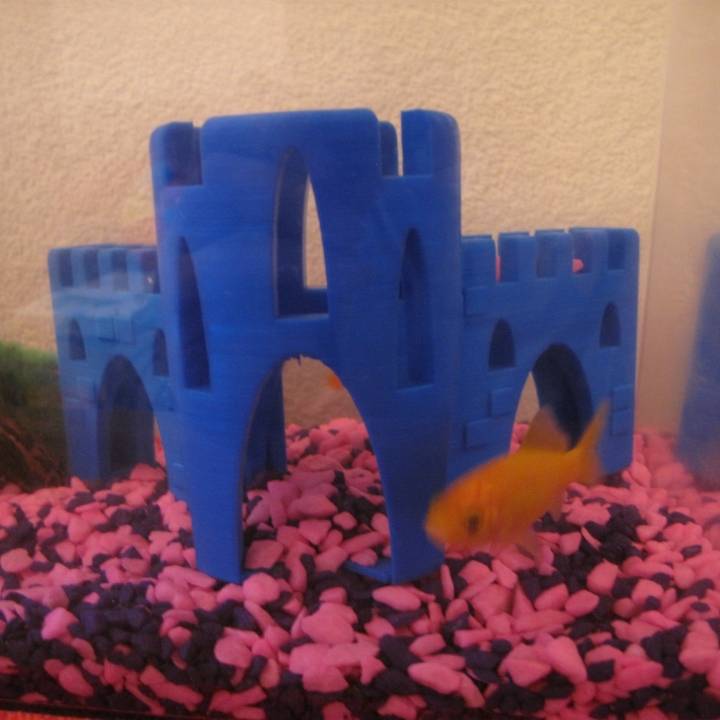3D Printable Fish castle by Marco