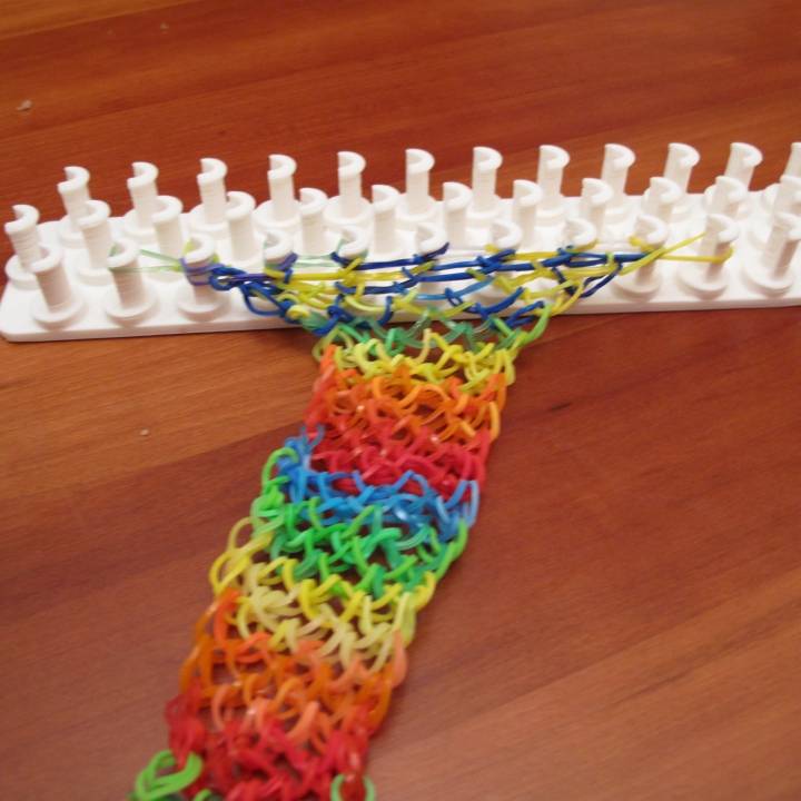 3D Printable Loom base 3 x 12 by Marco