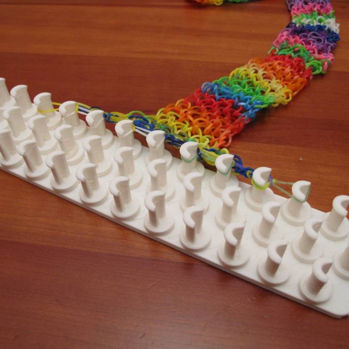 3D Printable Loom base 3 x 12 by Marco