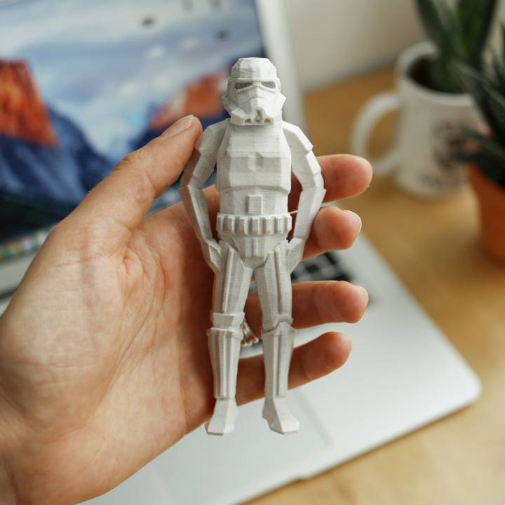 3D Printable Low-Poly Toy by Agustín Arroyo