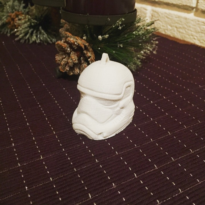 3D Print of Stormtrooper Christmas Tree Ornament! by Fokiil
