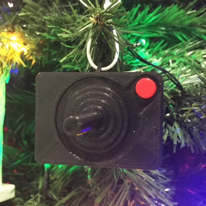 3D Printable Retro Joystick Christmas by Simone Fontana