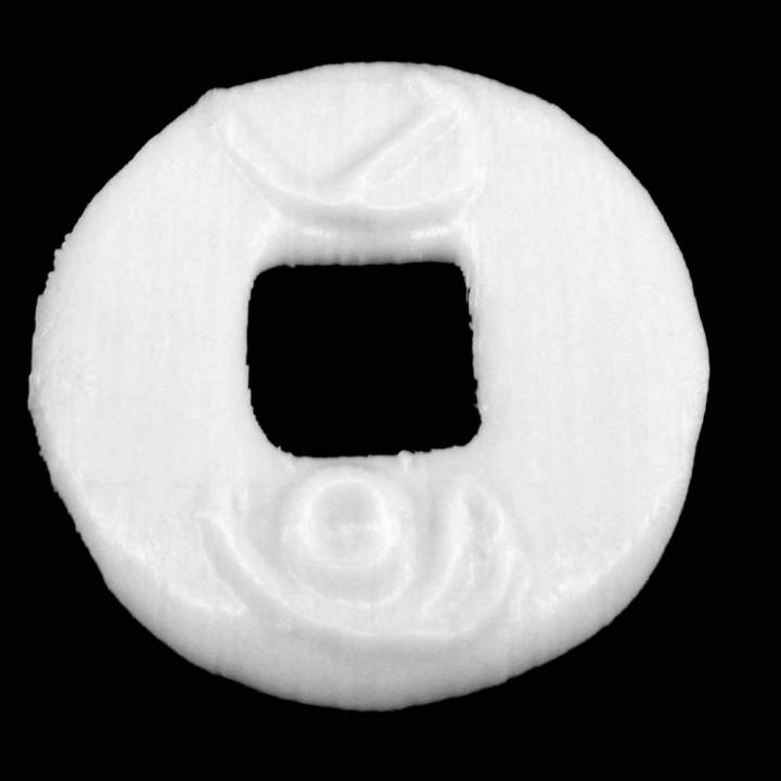 3D Printable Yan State round coin at The British Museum, London by Scan ...