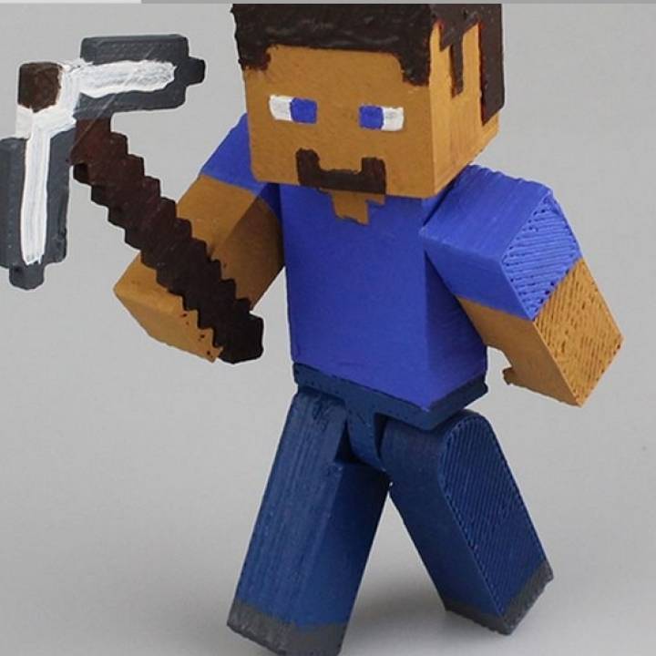 3D Printable Minecraft Blank Character by Mr.light