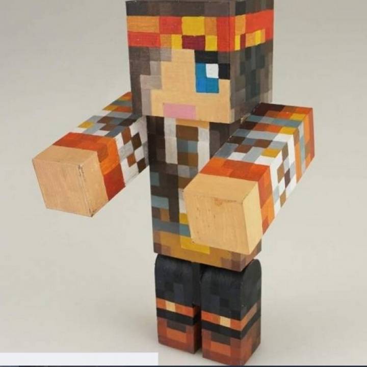 3D Printable Minecraft Blank Character by Mr.light