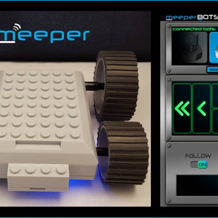 3D Printable meeperBOT 2.0 by Meeper Technology