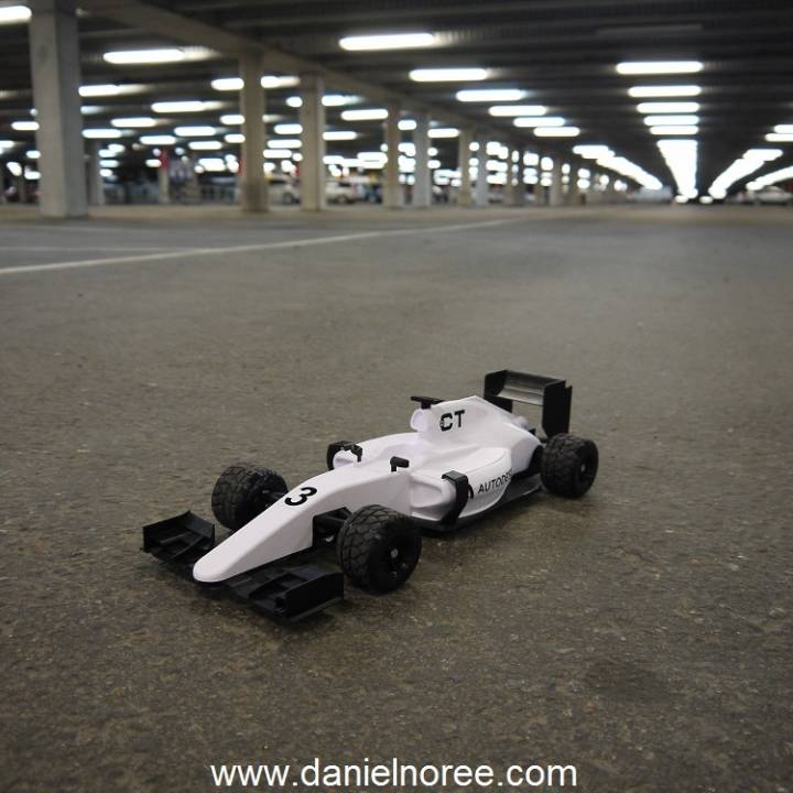3D Printable OpenRC 1:10 Formula 1 car by Daniel Norée