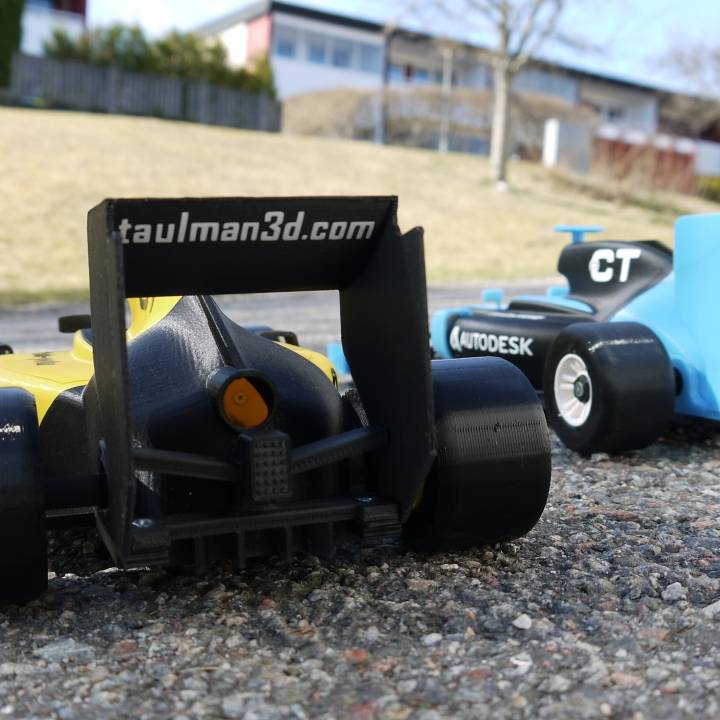 3D Printable OpenRC 1:10 Formula 1 car by Daniel Norée