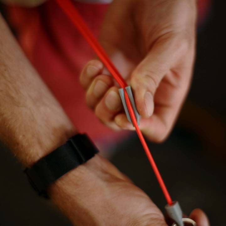 3D Printable Faceted Bungee Keychain by 3D BROOKLYN