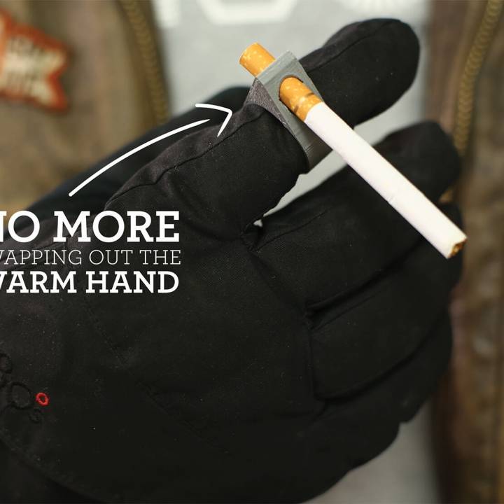 3D Printable Cig-A-Ring by 3D BROOKLYN