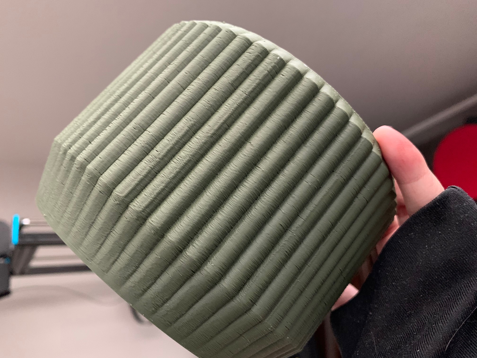 3D Printable Striped Pot by 3D BROOKLYN