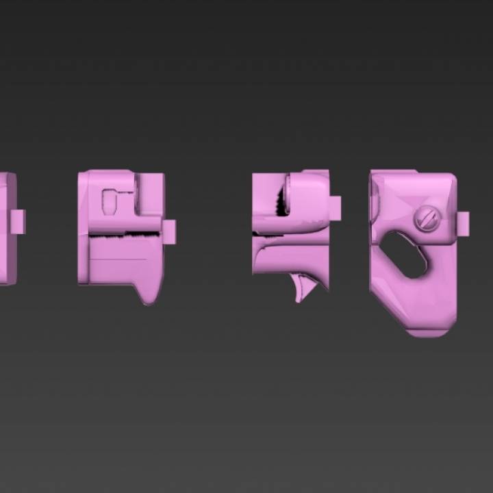 3D Printable Institute Laser Rifle from Fallout 4 by Maximilian N