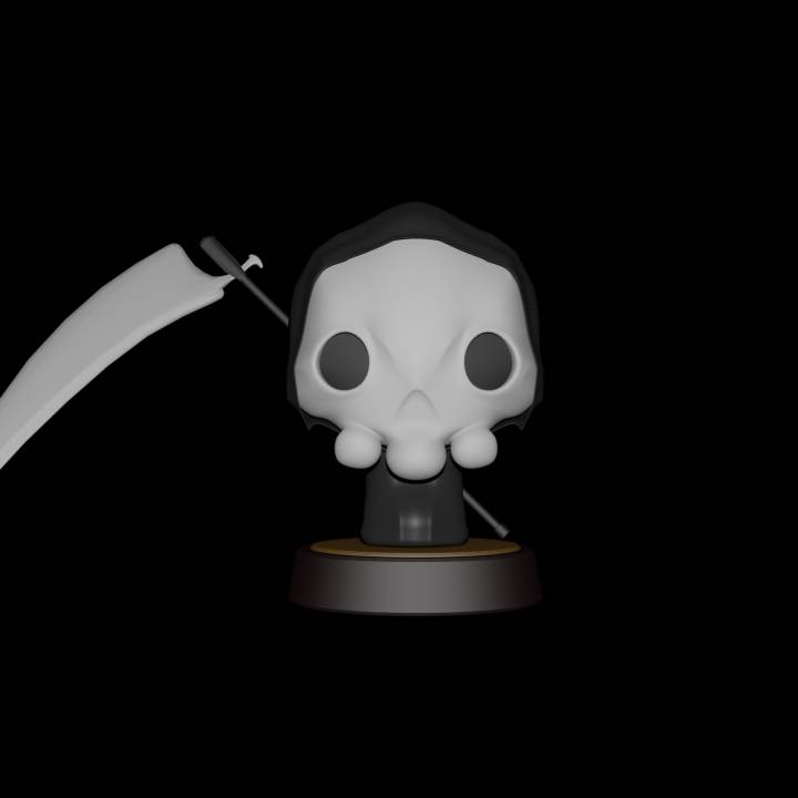 3D Printable Grim Reaper toy by 杨洋