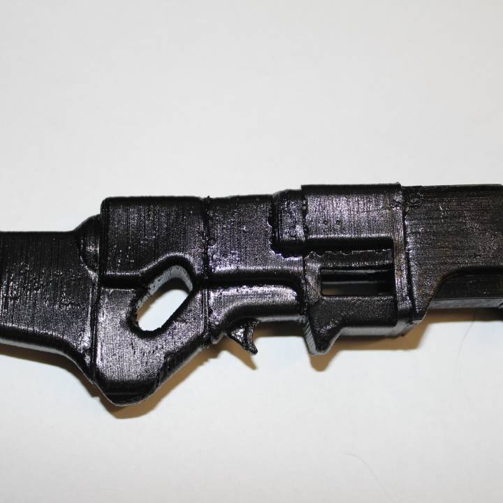 3D Printable Institute Laser Rifle from Fallout 4 by Maximilian N