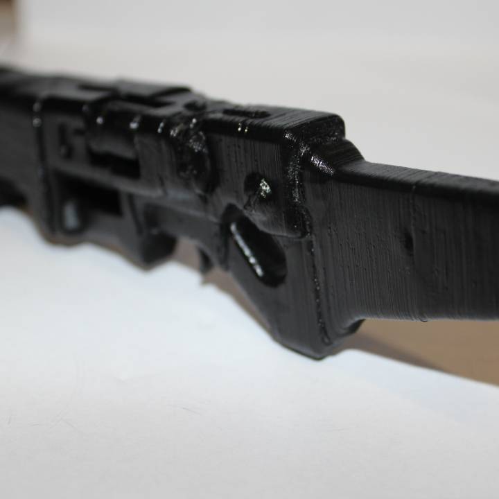 3D Printable Institute Laser Rifle from Fallout 4 by Maximilian N