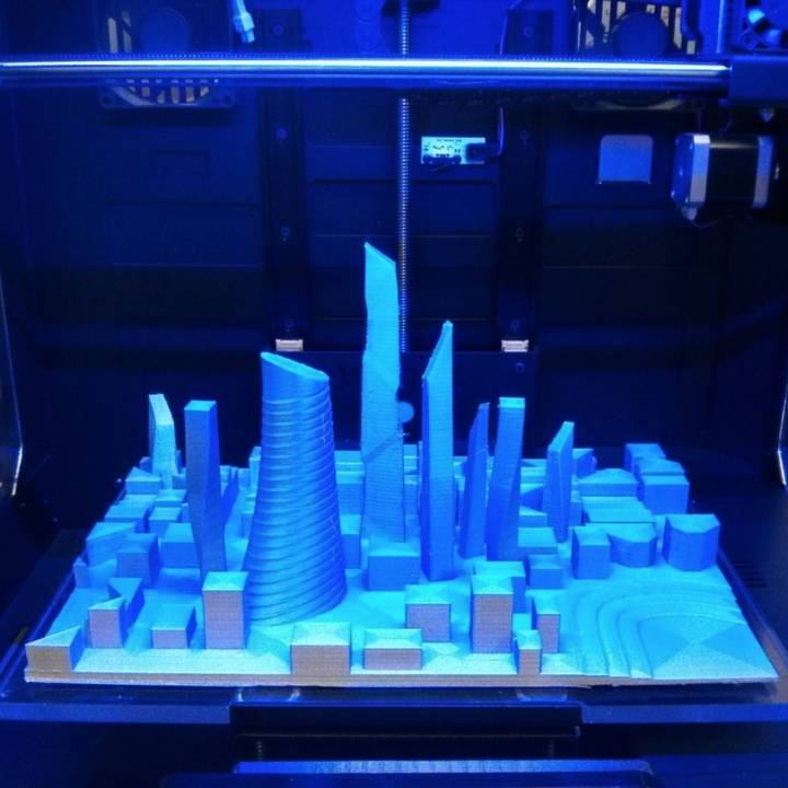 3D Printable Skyline by BQ 3D