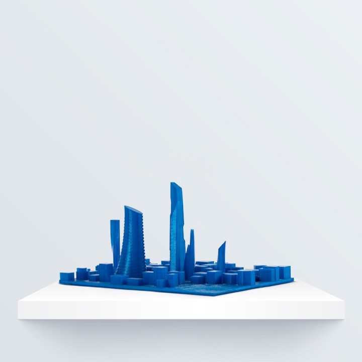 3D Printable Skyline by BQ 3D