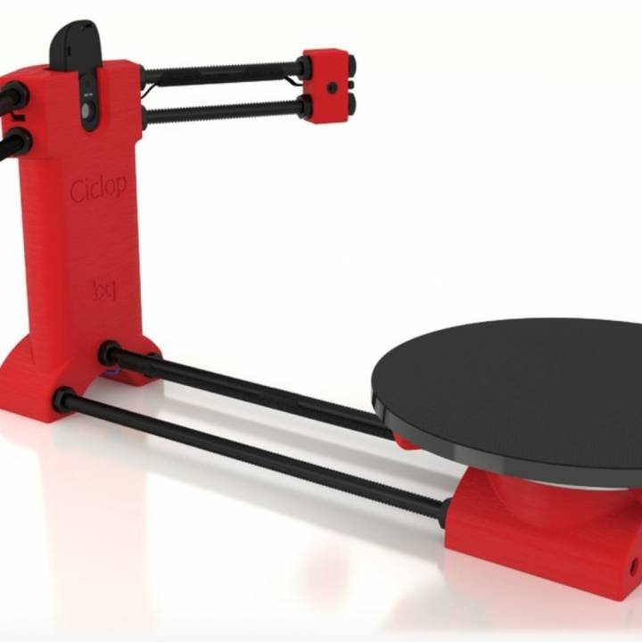 3D Printable Ciclop 3D Scanner by BQ 3D