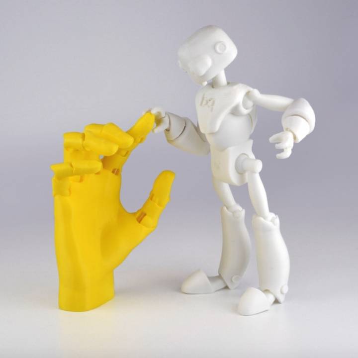 3D Printable Jointed Hand by BQ 3D