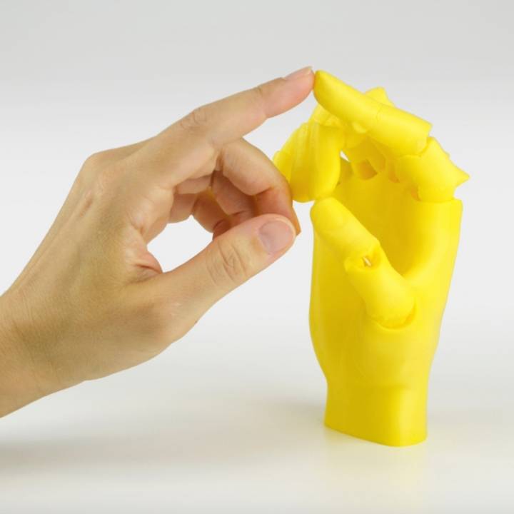3D Printable Jointed Hand by BQ 3D
