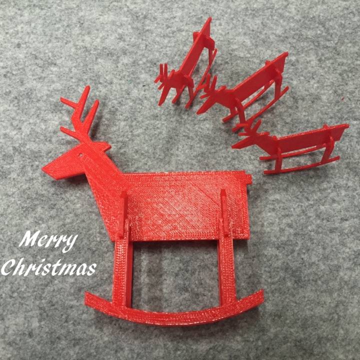 3D Printable Rocking deer by Da-eun Jun
