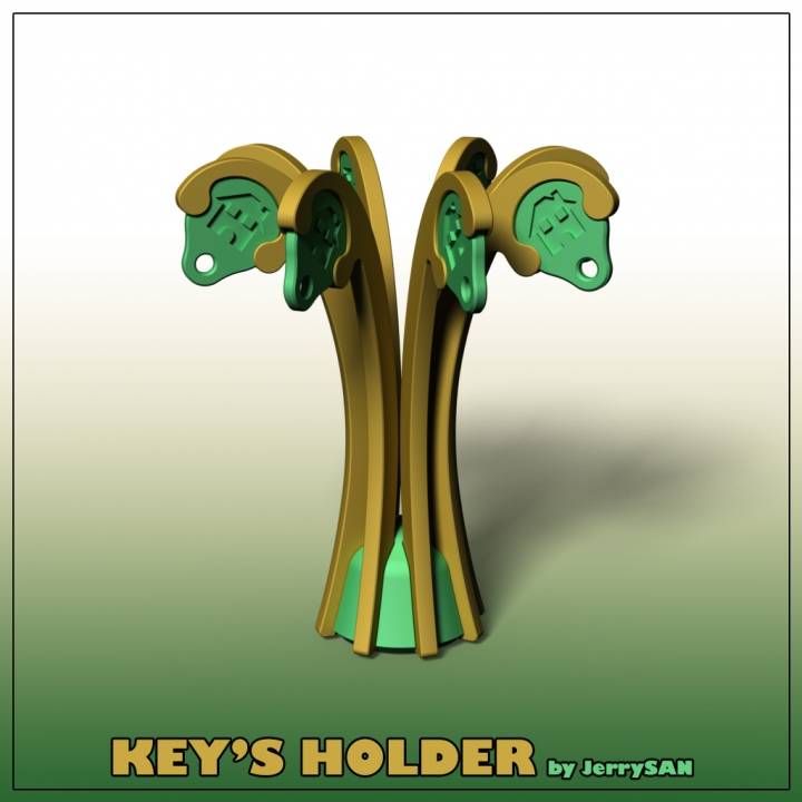 3D Printable Key's Holder by Jernej Primon