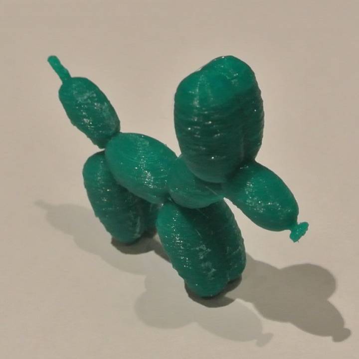 3D Printable Balloon Dog by Konstantin P.
