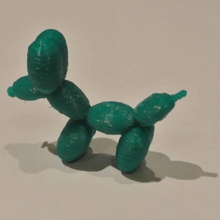 3D Printable Balloon Dog by Konstantin P.