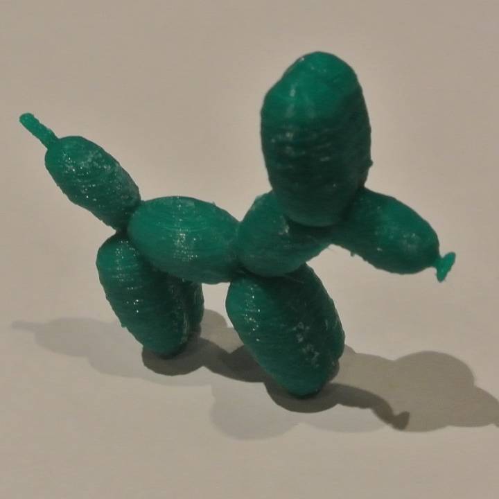 3D Printable Balloon Dog by Konstantin P.