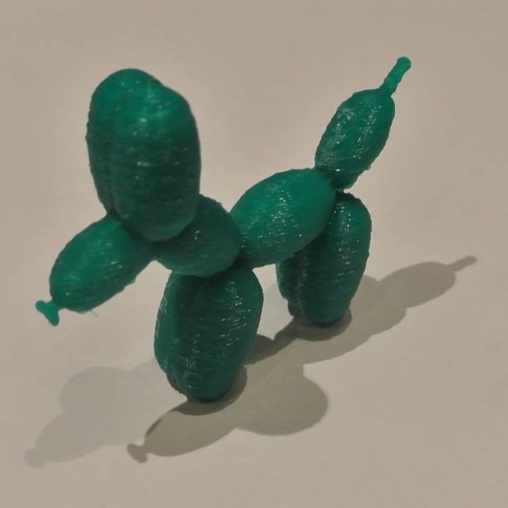 3D Printable Balloon Dog by Konstantin P.