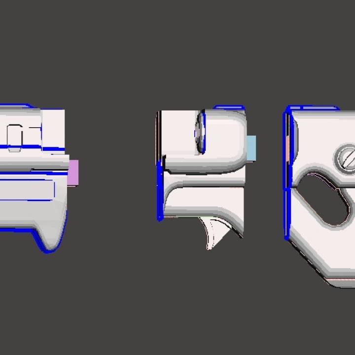 3D Printable Institute Laser Rifle from Fallout 4 by Maximilian N