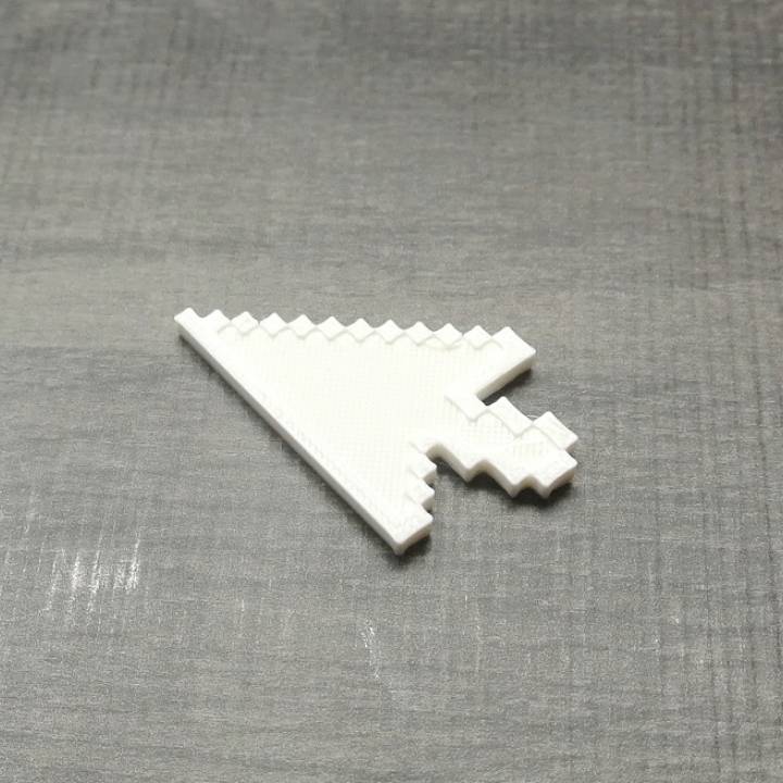 3D Printable 3D windows mouse pointer by Tom Lucette