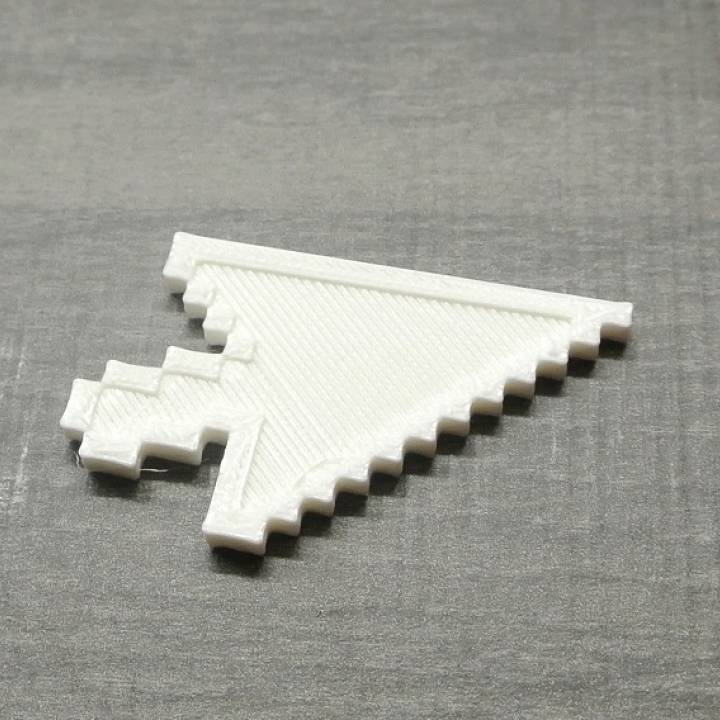 3D Printable 3D windows mouse pointer by Tom Lucette