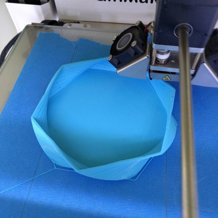 3D Printable Modular Stacking Twisted Hexagonal Boxes by Blaine Costello