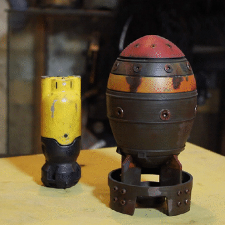 3D Print of Fallout 4 - Fusion Core by Clangiden