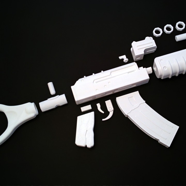 3D Print of AK47 from Rust by andyosier
