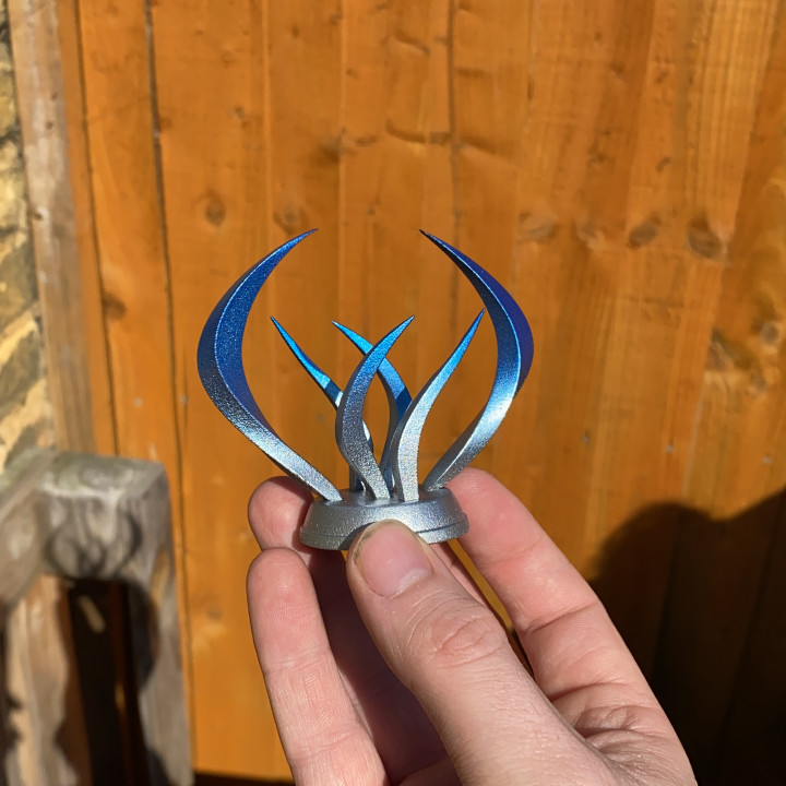 3D Printable Playstation Platinum Trophy by Kirby Downey