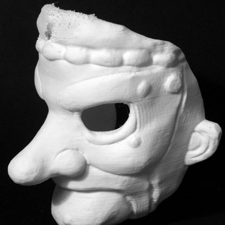3D Printable Mask of a Merchant God at The British Museum, London by ...