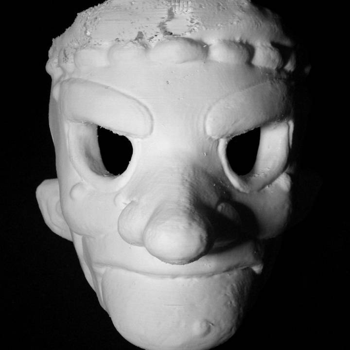 3D Printable Mask of a Merchant God at The British Museum, London by ...