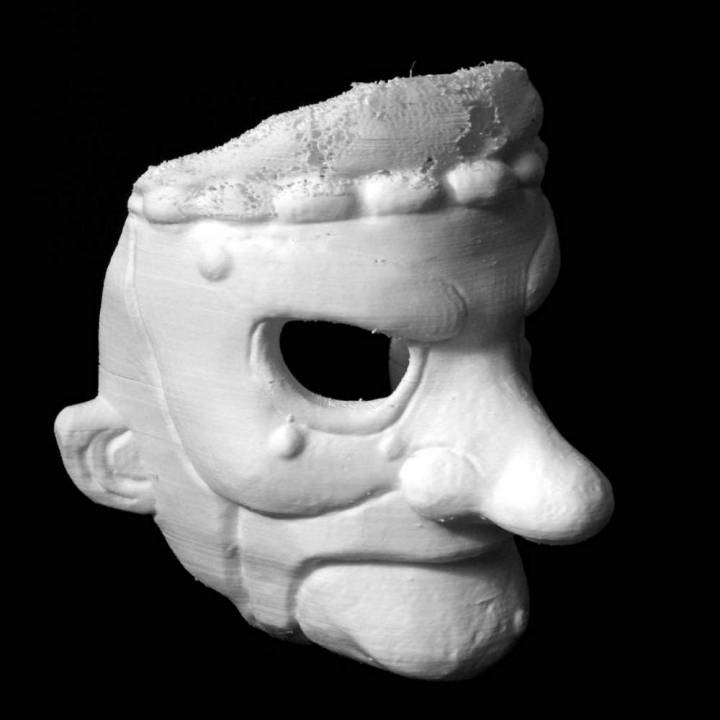 3D Printable Mask of a Merchant God at The British Museum, London by ...