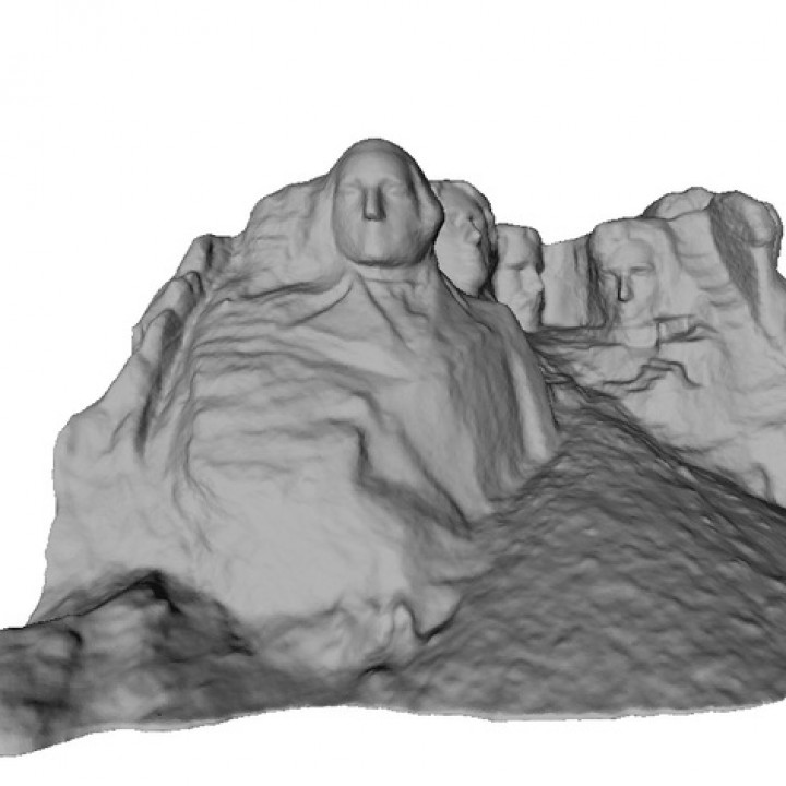 3D Printable Mount Rushmore National Memorial by Jerry Fisher