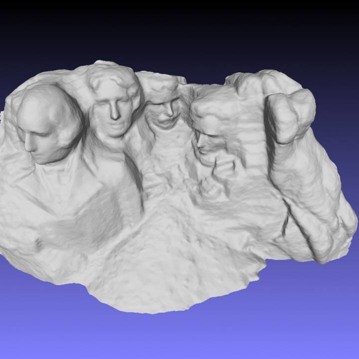 3D Printable Mount Rushmore National Memorial by Jerry Fisher