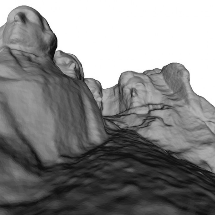 3D Printable Mount Rushmore National Memorial by Jerry Fisher