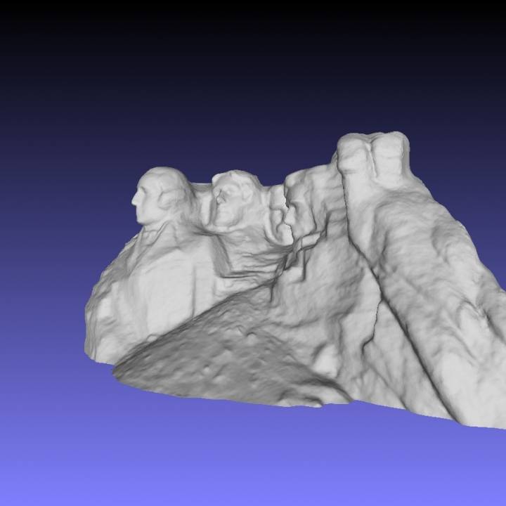 3D Printable Mount Rushmore National Memorial by Jerry Fisher