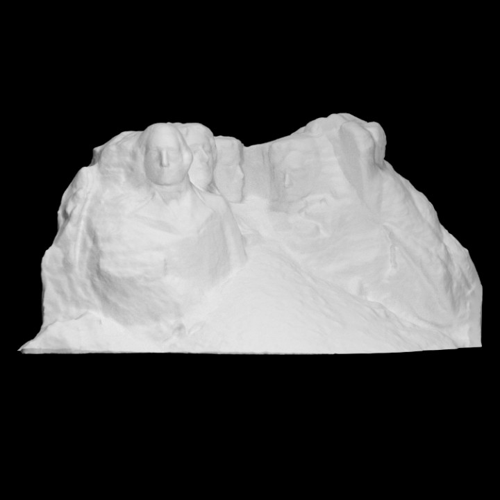 3D Printable Mount Rushmore National Memorial by Jerry Fisher