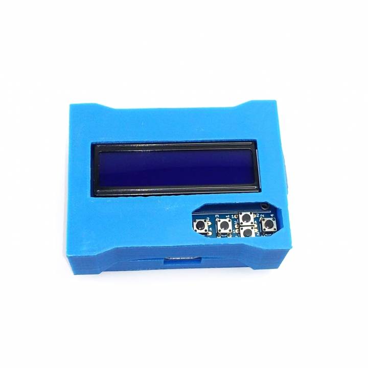3D Printable OG Raspberry-Pi case for Adafruit 16x2 LCD+Keypad by TTB Studios