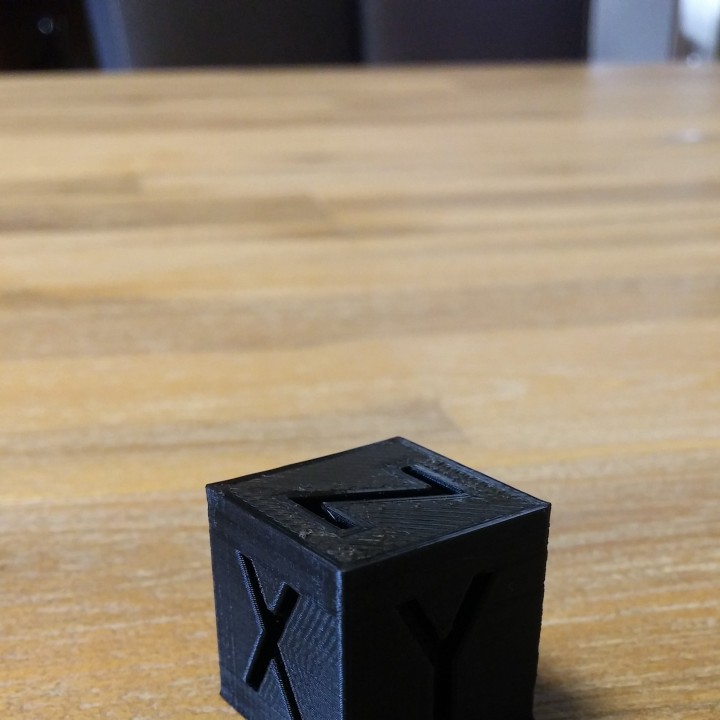 3D Print of XYZ 20mm 3D printer Calibration Cube by GlenWaelbers