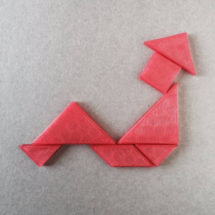 3D Printable tangram by Luciano Marini